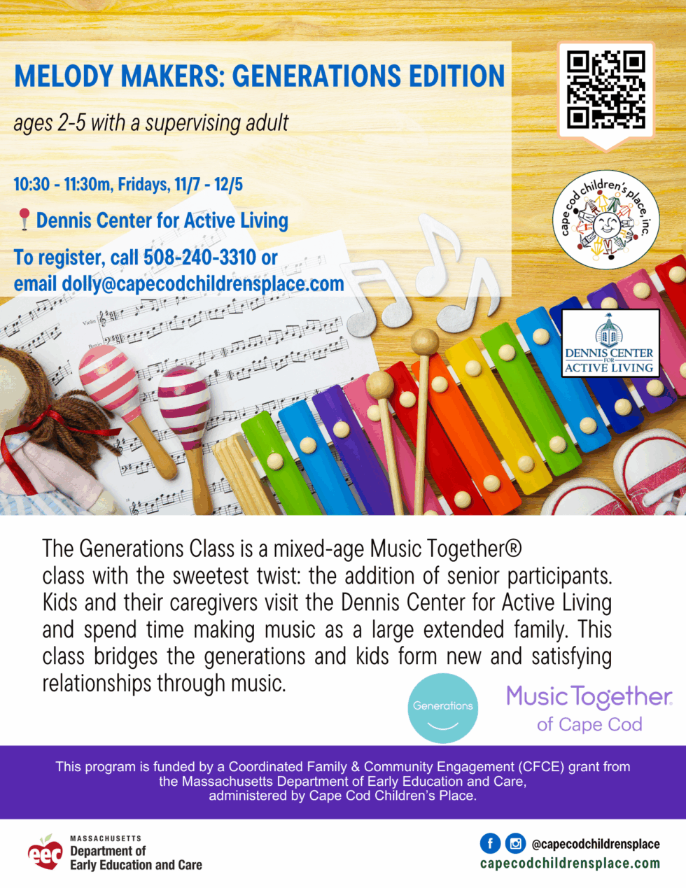 Melody Makers: Generations Edition - Cape Cod Children's Place